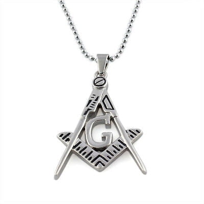 Free Mason Pendant - Triangle Freemasonry Stainless Steel Masonic ...