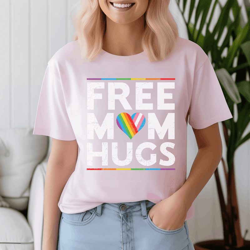 Free Mom Hugs, LGBT Pride ,Parades Rainbow Transgender Flag,Pride Month ...