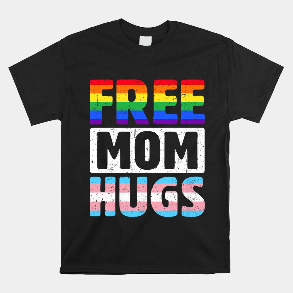 Free Mom Hugs Proud Ally Mom Shirt - Walmart.com