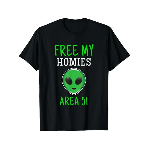 Free My Homies Area 51 Funny Alien T-Shirt - Walmart.com