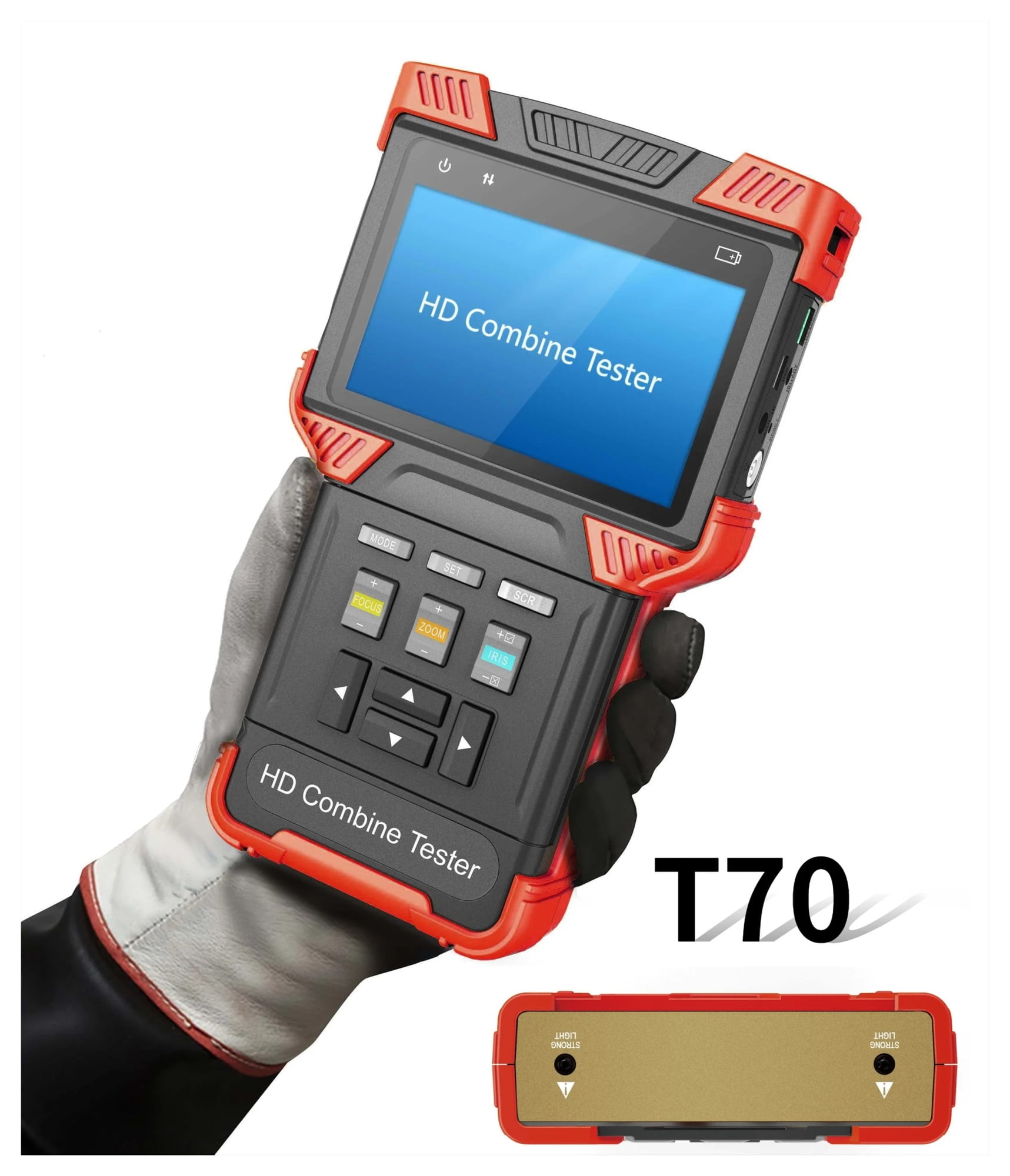 Free Professional CCTV TESTER Monitor H.264/ H.265/ 4K 1080P IP Analog ...