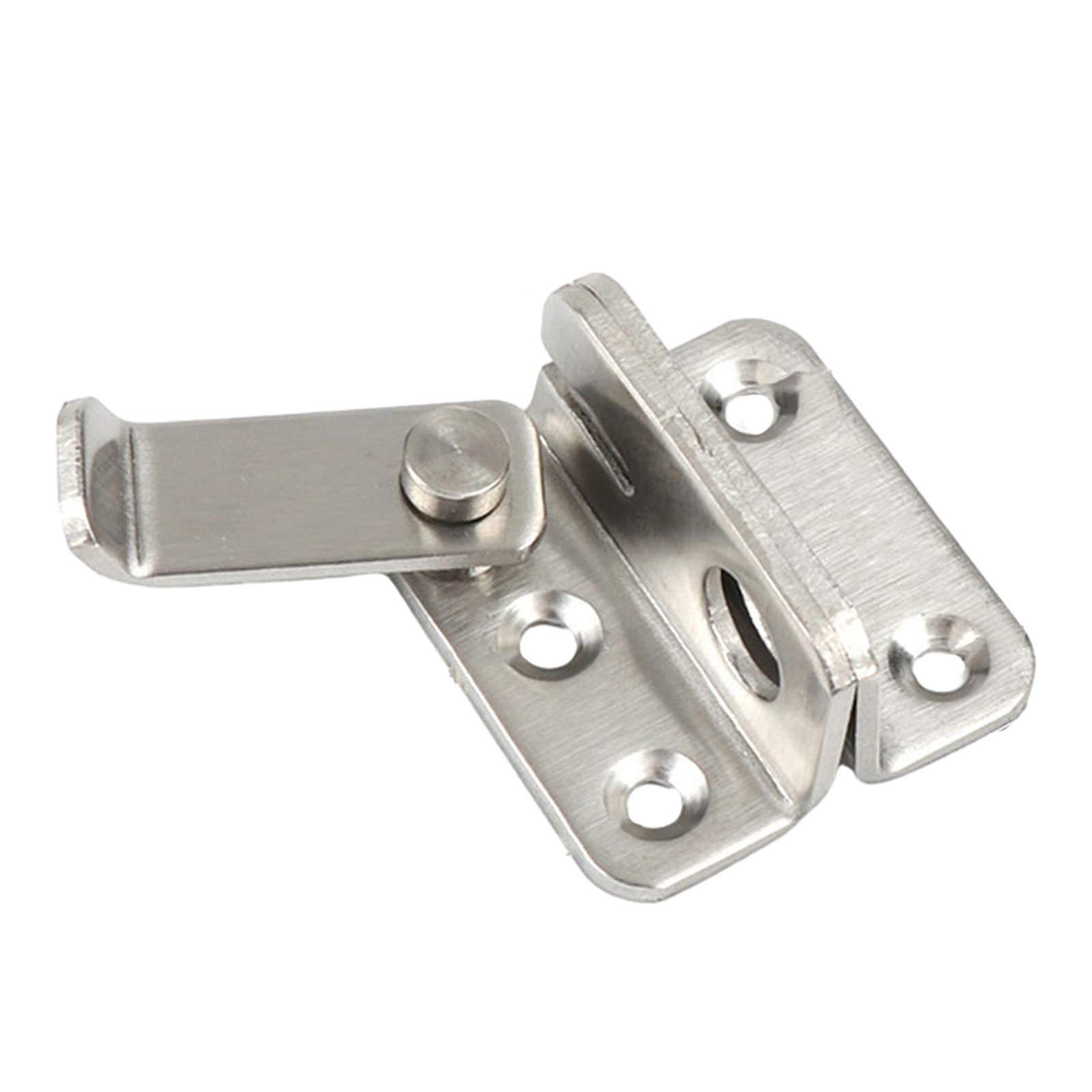 Free Punching Wardrobe Door Bolt Latch Drawer Lock Safety Stainless ...
