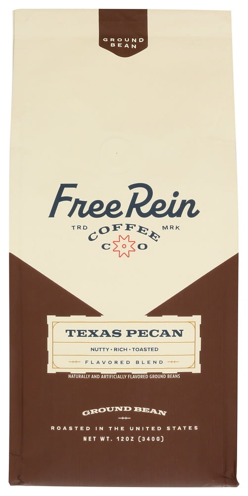 (Pack Of 6) Free Rein Coffee Texas Pecan Ground 12 Oz - Walmart.com