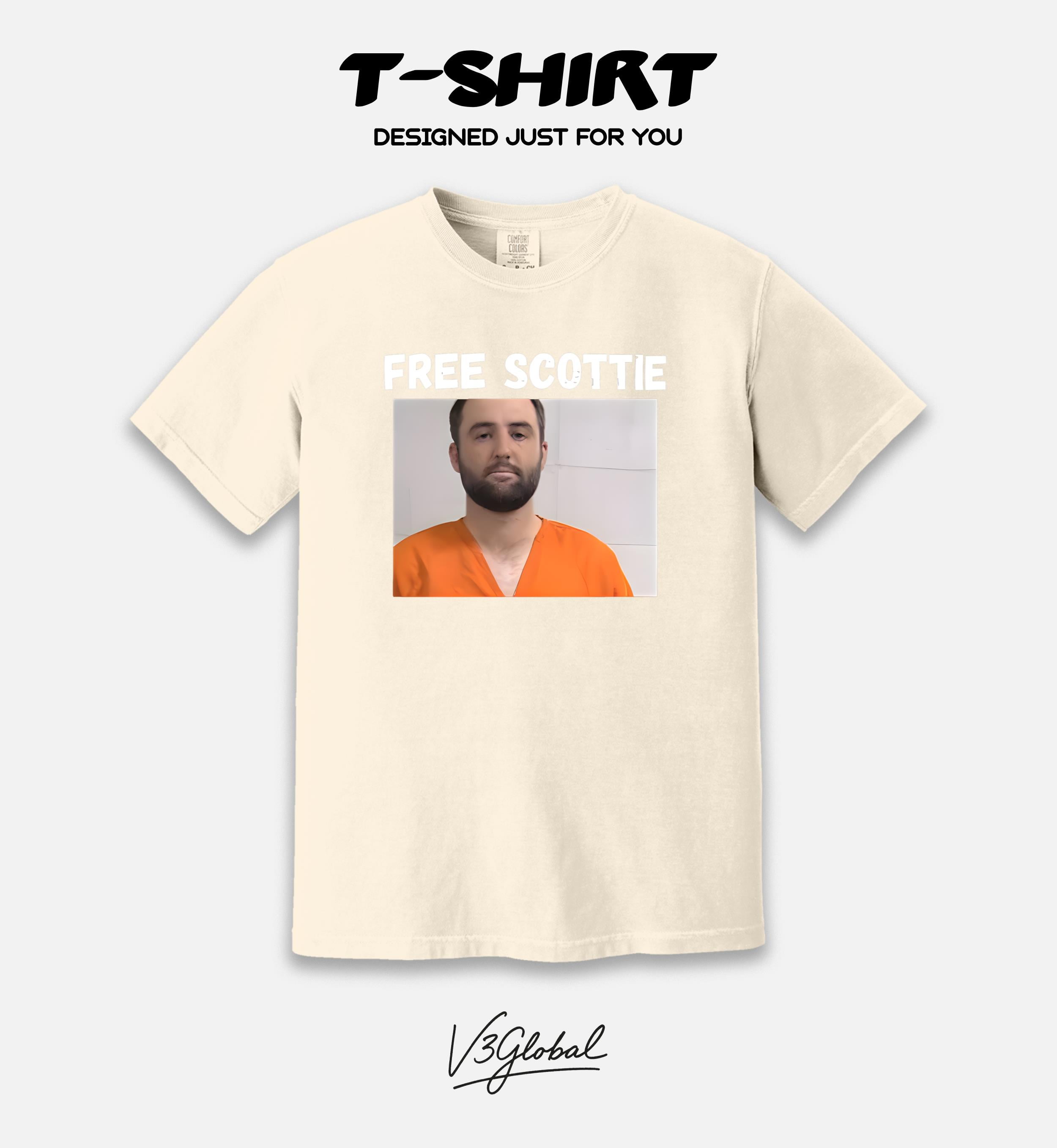 Free Scottie Scheffler Funny Golf Fan Protest Movement Comfort Color T ...