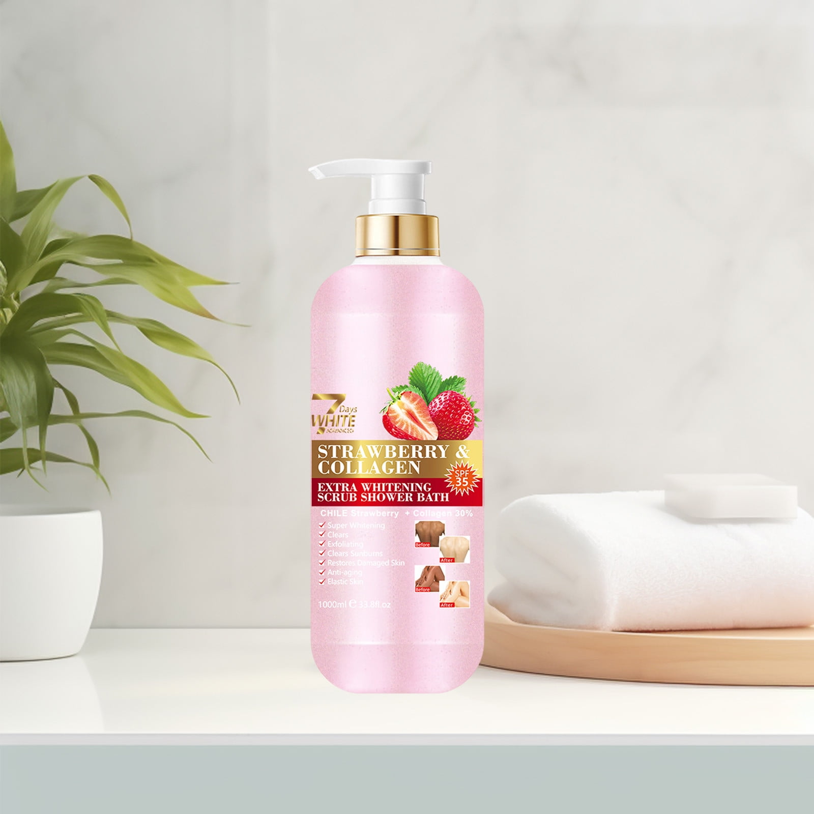 Free Shipping! 1000ml Unique Is Carefully Formulated For Bathing And ...