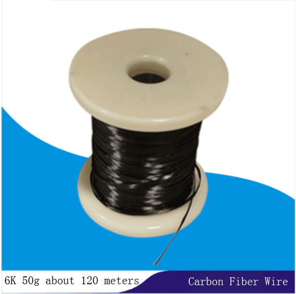 Free Shipping 3K、6K、12K、24K Carbon Fiber Wire High Temperature Resistance Conductive Tensile ...