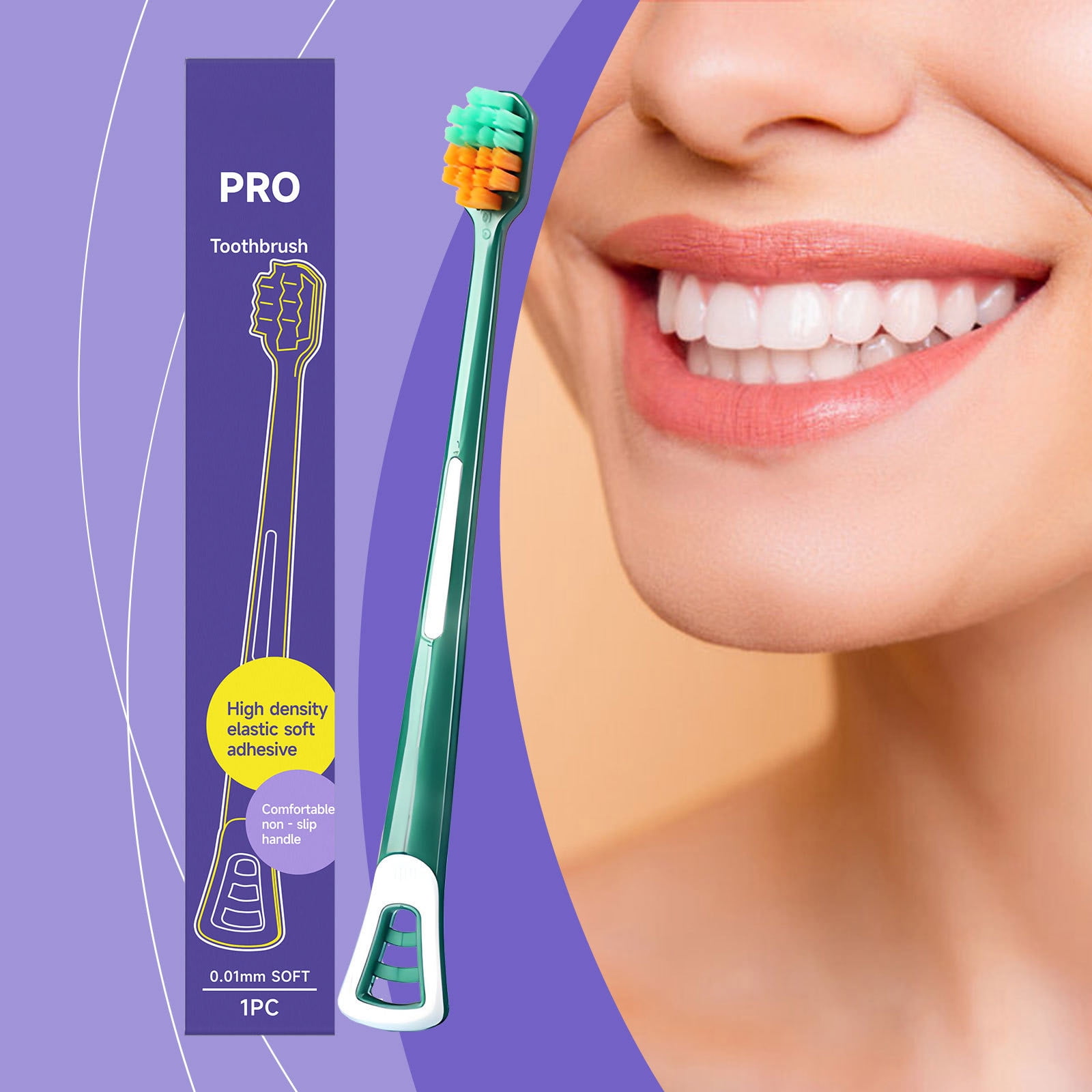 Summer Savings Clearance! Care Wide Head ToothbrushGentle Daily Soft ...
