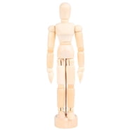 Wood Artist Drawing Manikin Articulated Mannequin with Base and ...