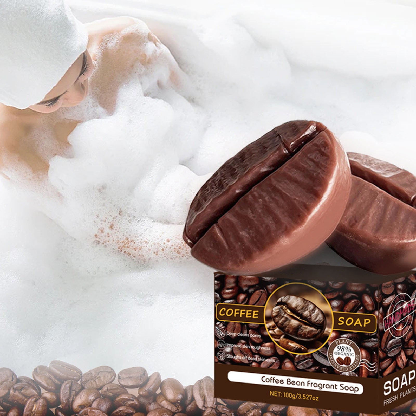 Summer Savings Clearance! Coffee Beans Oil Soap Hand Made Soap ...