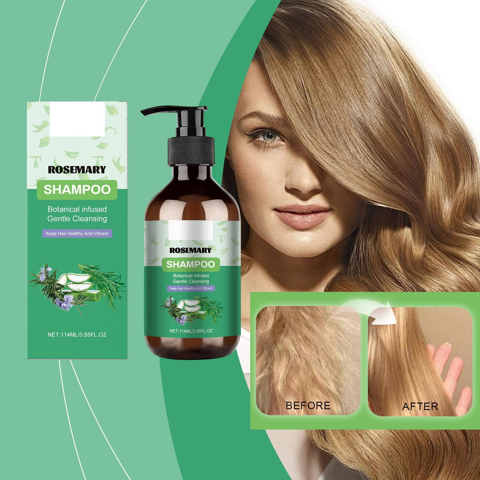 Free Shipping! Frizz Nourishing & Moisturizing Shampoo, 114ml Anti ...