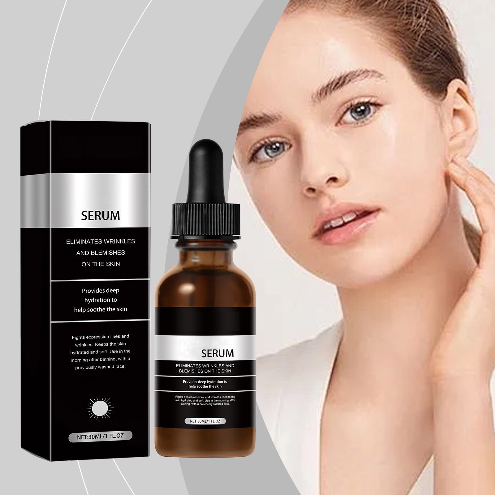 Free Shipping! Hyaluronic Aciding Facial Essenced Lightens Wrinkles ...