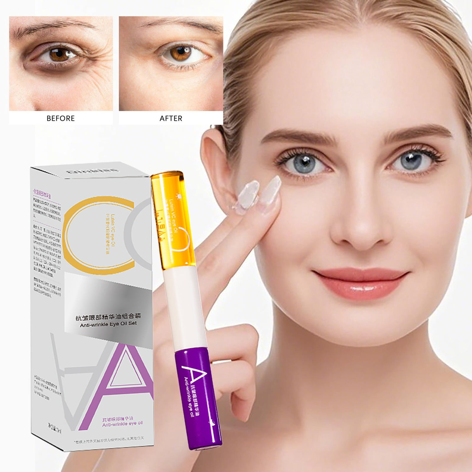 Free Shipping! Lutein A Alcoholsantis Wrinkle Eye Essences Oil ...