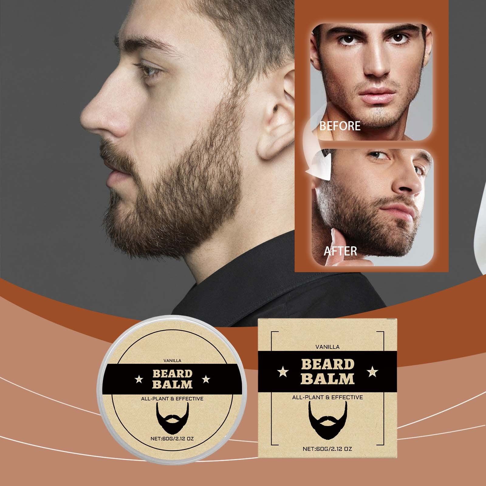 Free Shipping! Men's Beard Care Cream Effective Facial Hair Care ...