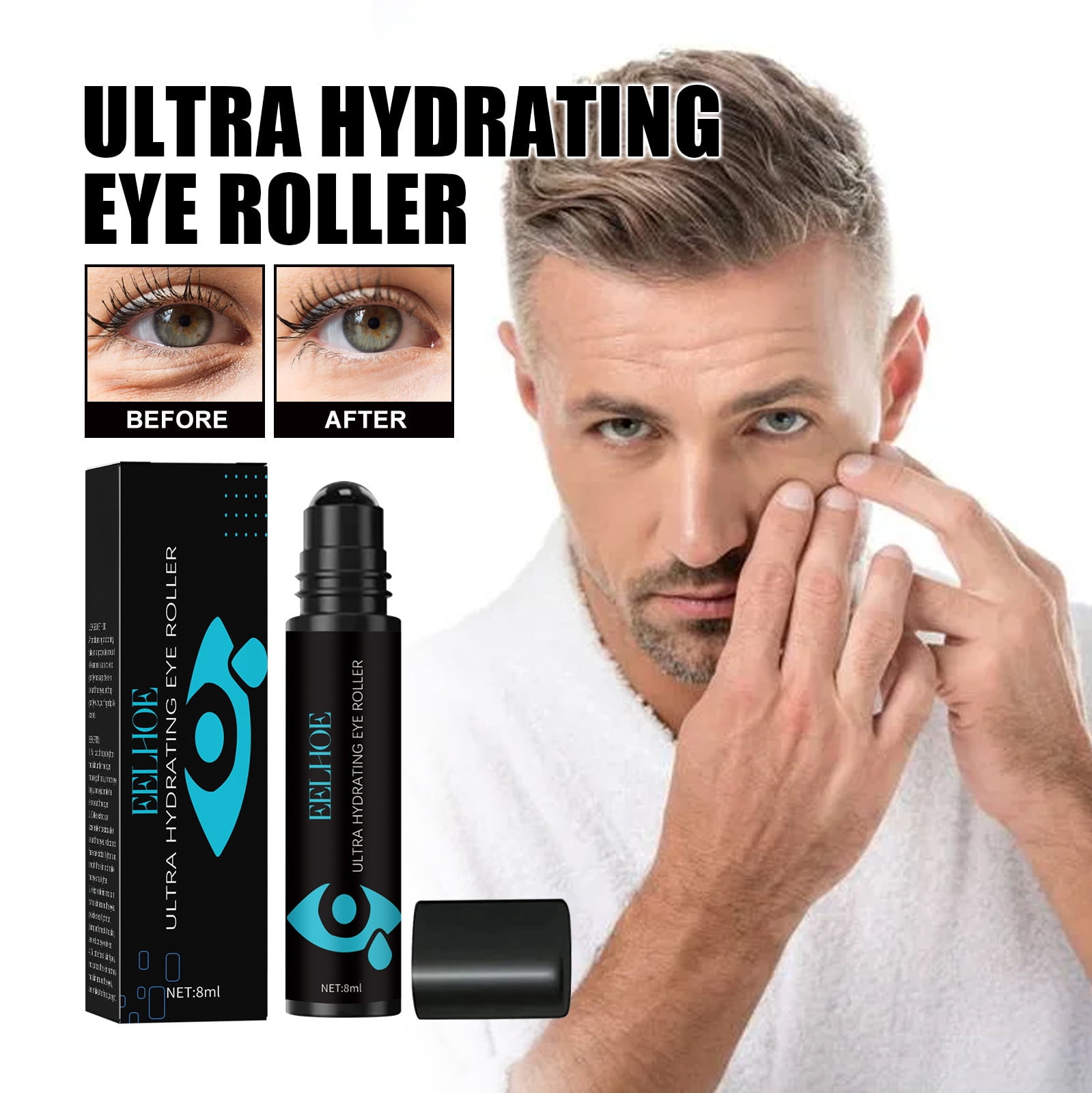 Free Shipping! Men's Moisturizing And Vitalizing Eye Balls Reduce Black ...