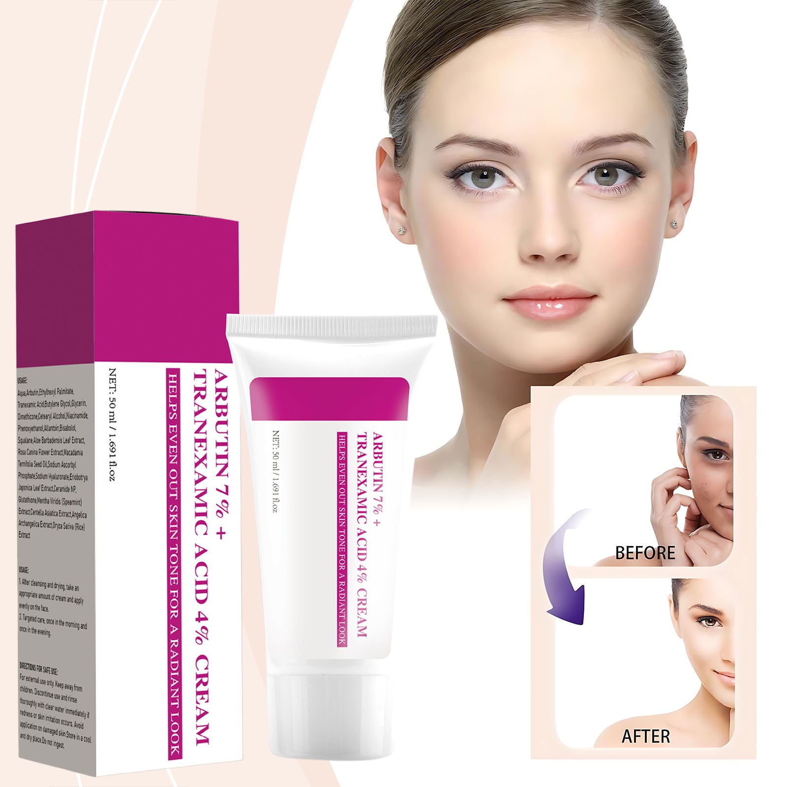 Free Shipping! Moisturizing Face Cream, 50ml Hydrating Skin Cream, Deep ...