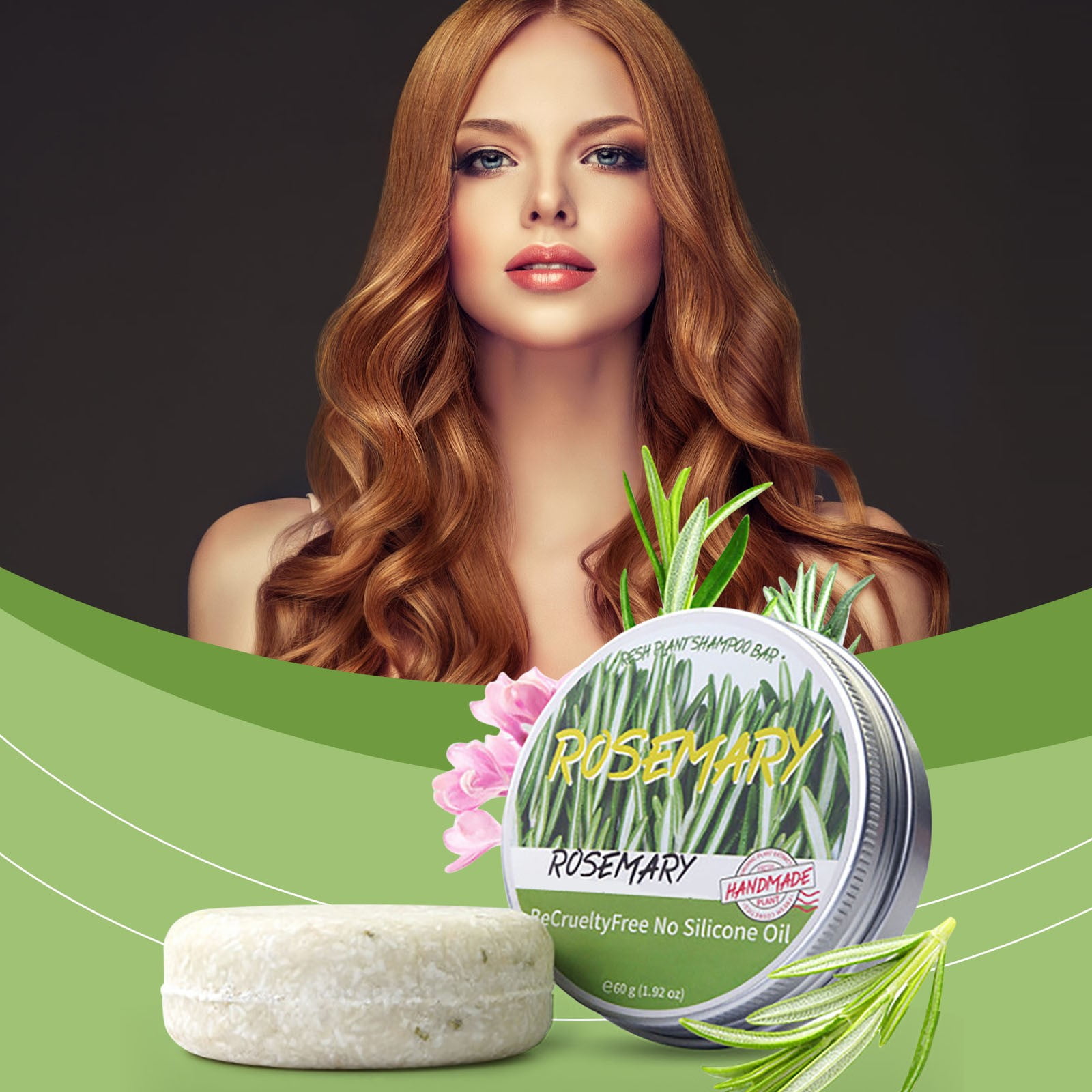 Free Shipping! Plant Shampoo 60g – Organic Soap Shampoo Bar, Cleansing ...