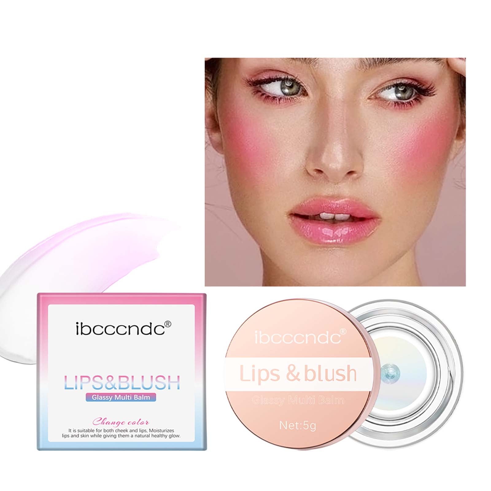 Free Shipping! Warm Powder Blusher Transparent Color Changing Gel High ...