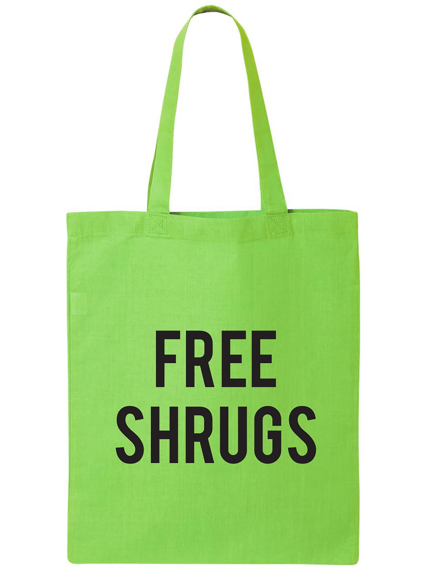 Free Shrugs Cotton Canvas Tote Bag - Walmart.com