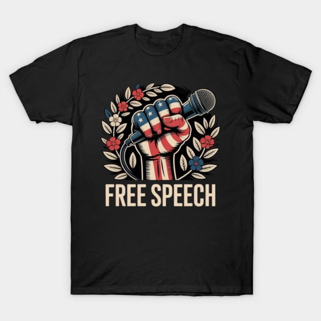 Free Speech Funny Activist Retro First Amendment Protest Freedom Quote ...