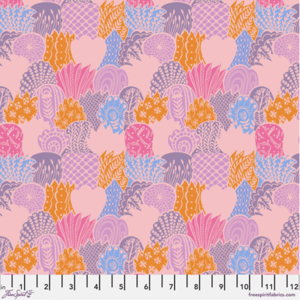 Free Spirit Anna Maria Horner Brave Scales Pink Cotton Fabric By The ...