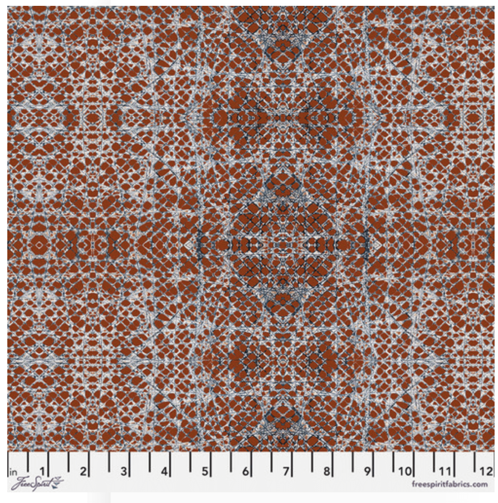 Free Spirit Sarah Sczepanski Rust & Bloom Climbing Amber Cotton Fabric By The Yard - Walmart.com