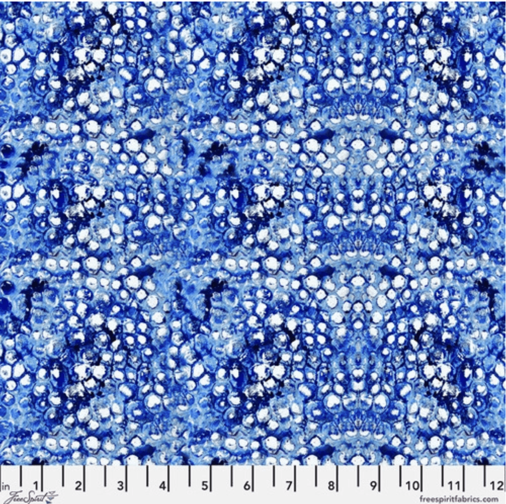 Free Spirit Sarah Sczepanski Sublime Summer Sea Mist Blueberry Fabric ...