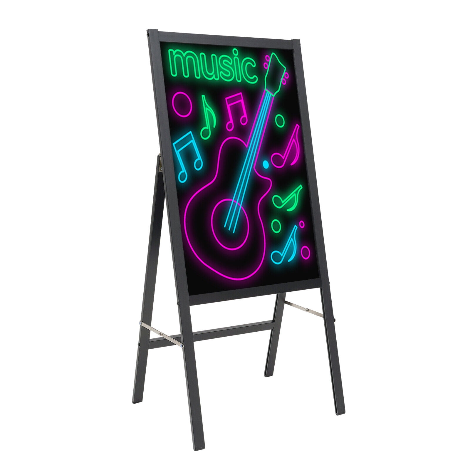 Free Standing 8 Fluorescent Markers LED Message Writing Board DIY ...