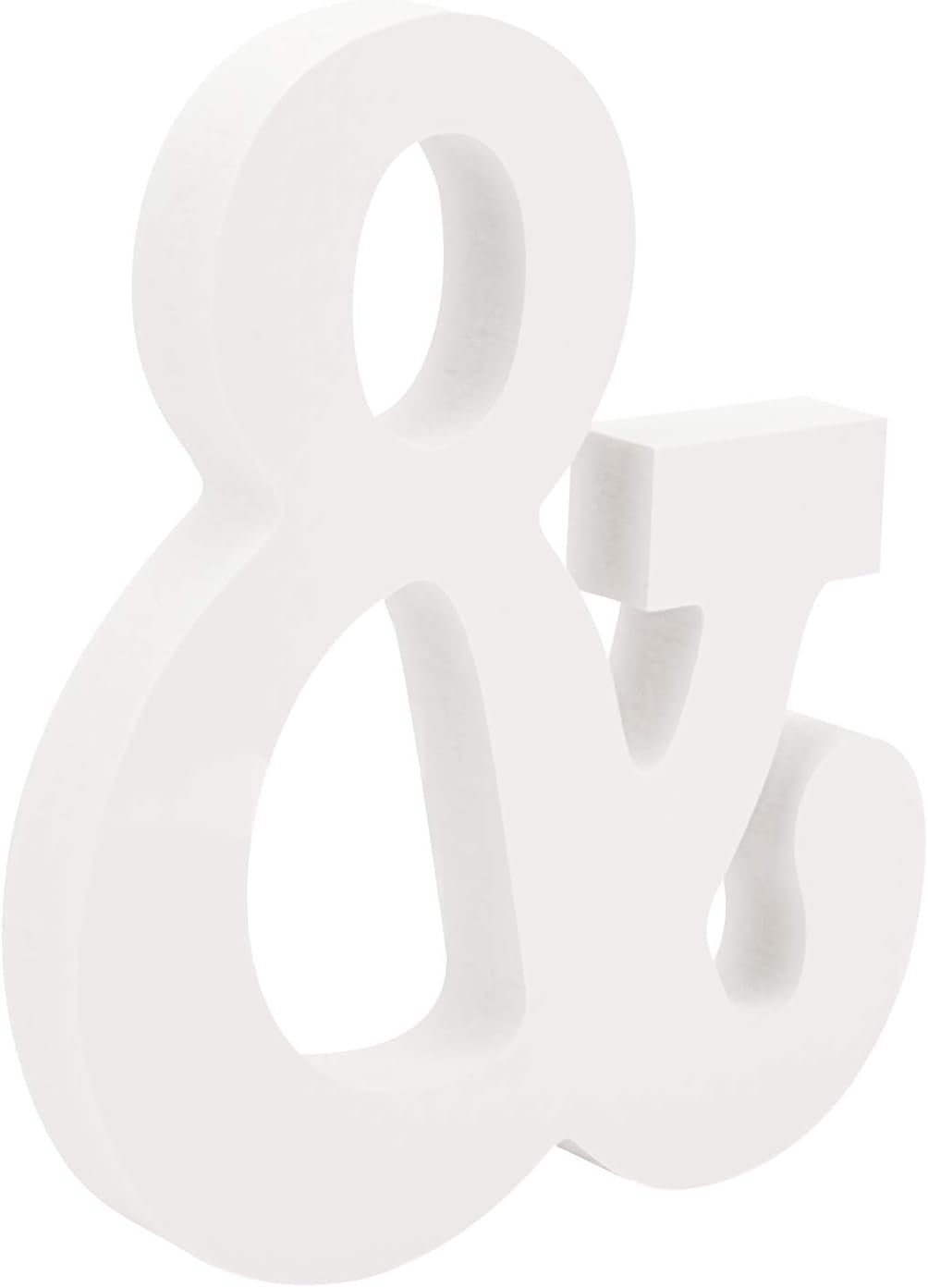 Free-Standing Alphabet 5.9" Letters White Wall Wood Letters Hanging ...