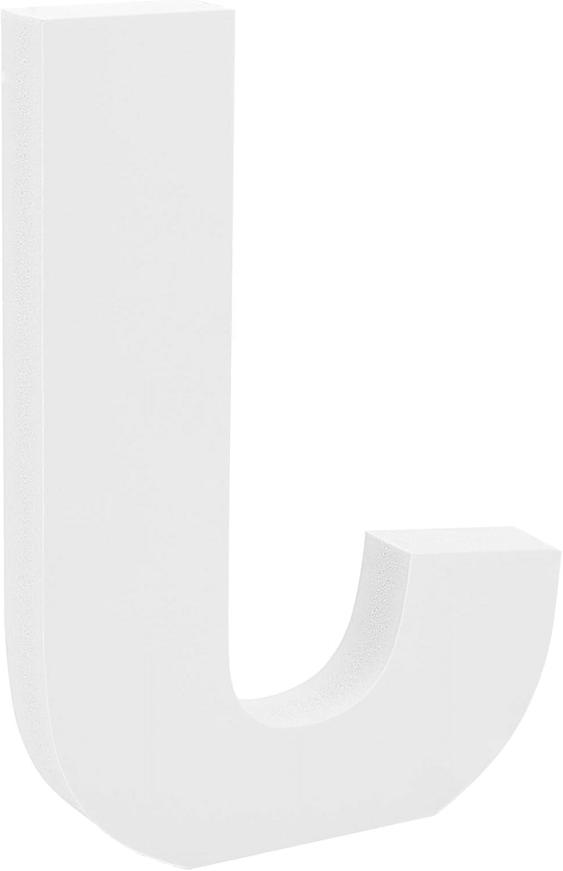 Free-Standing Alphabet 5.9" Letters White Wall Wood Letters Hanging ...