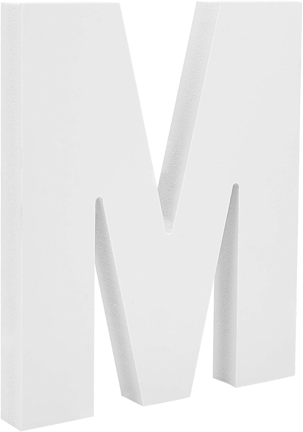 Free-Standing Alphabet 5.9" Letters White Wall Wood Letters Hanging ...