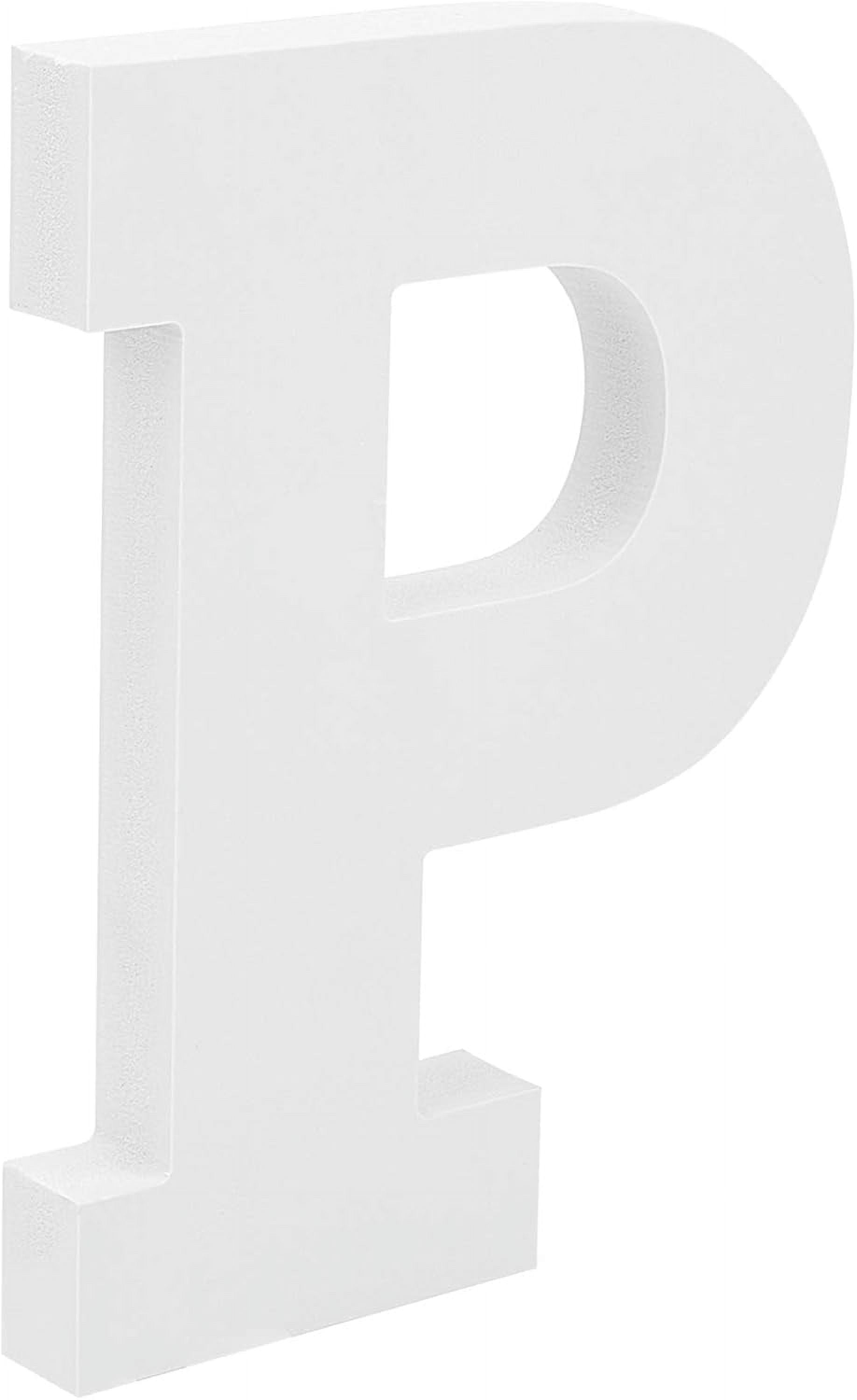 Free-Standing Alphabet 5.9" Letters White Wall Wood Letters Hanging ...