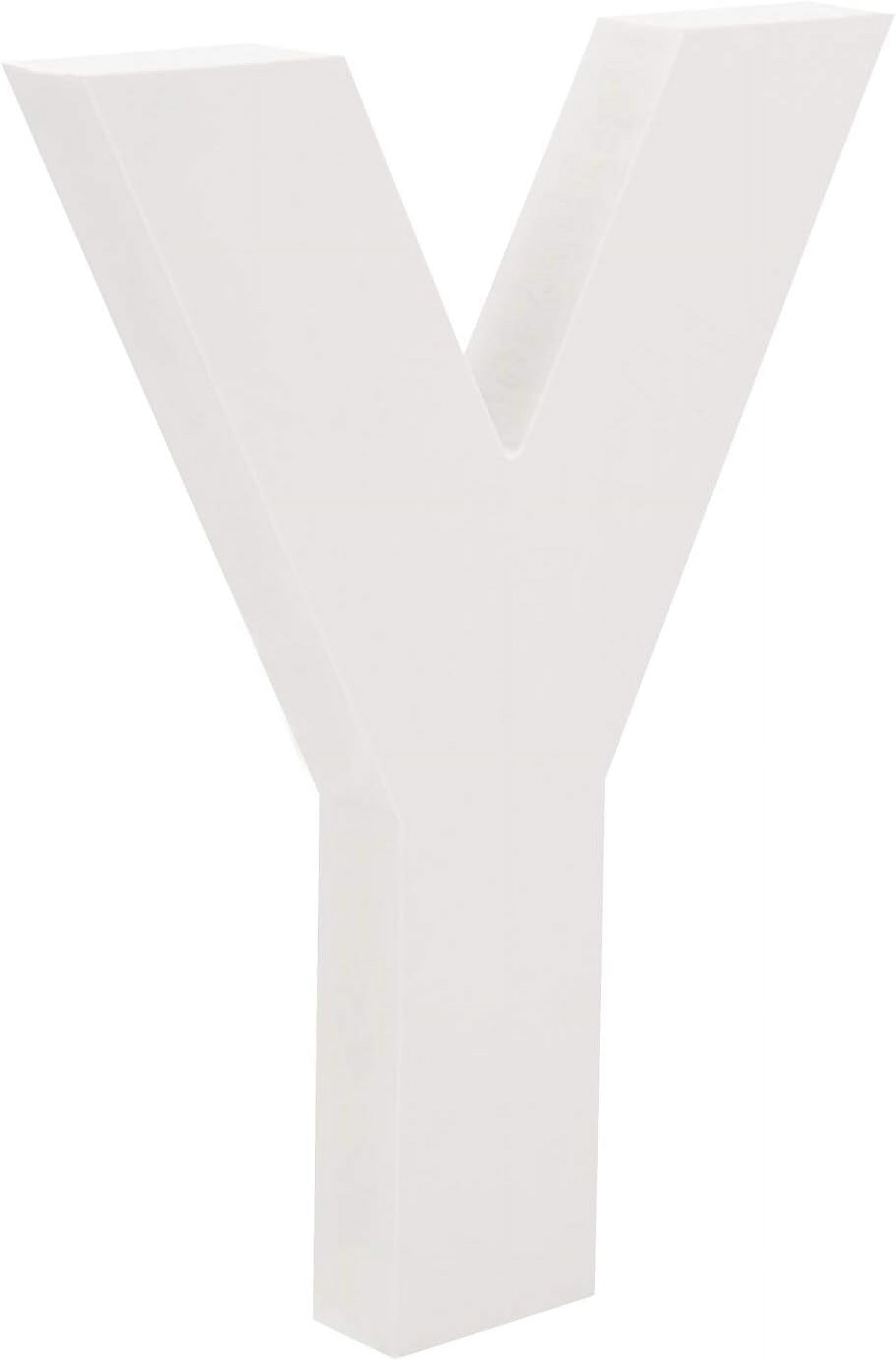 Free-Standing Alphabet 5.9" Letters White Wall Wood Letters Hanging ...