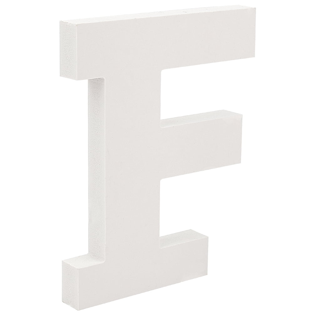 Free-Standing Alphabet Letters White Wall Wood Letters Hanging Alphabet ...