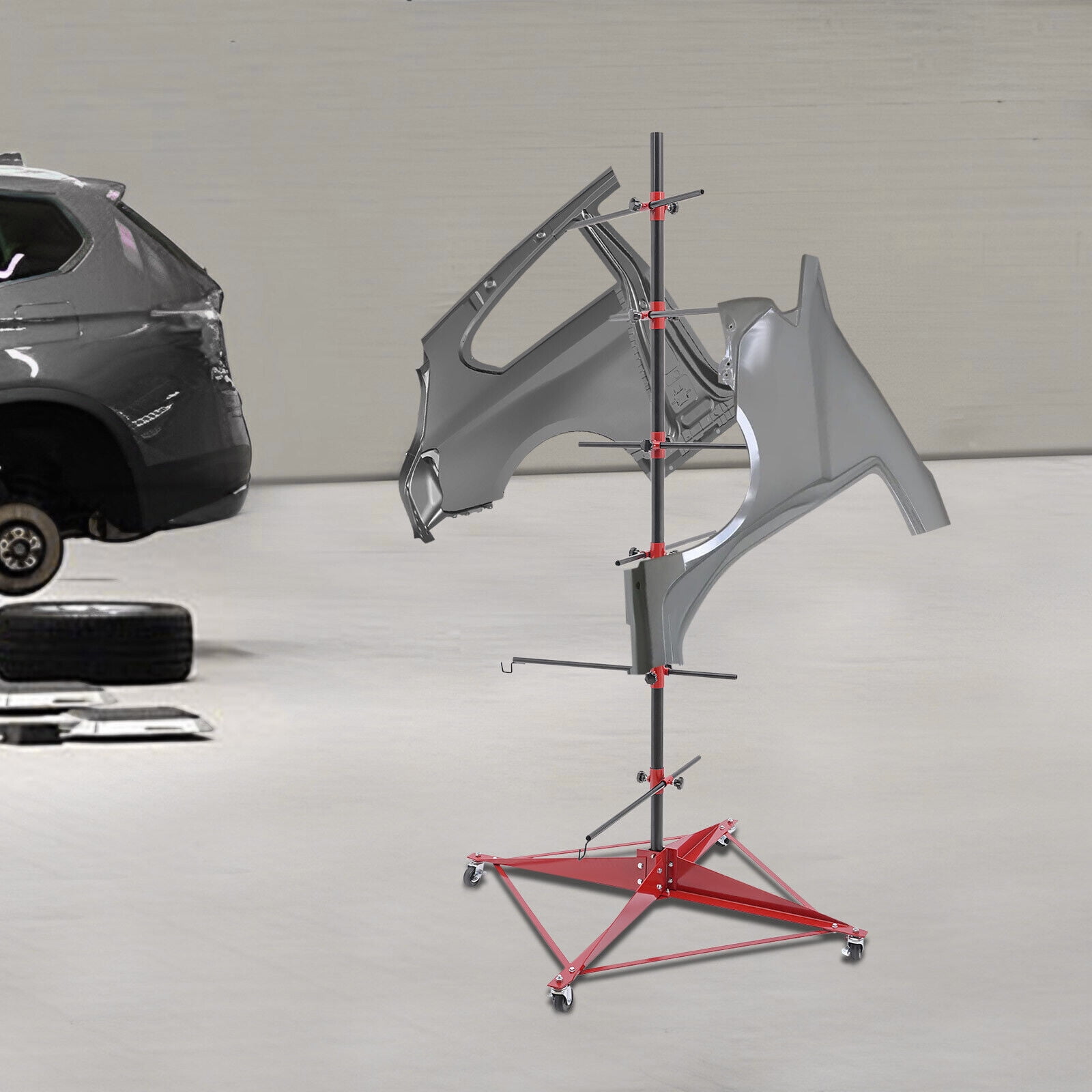 Free Standing Auto Doors Fenders Bumpers Panel Tree Holder Paint Stand ...