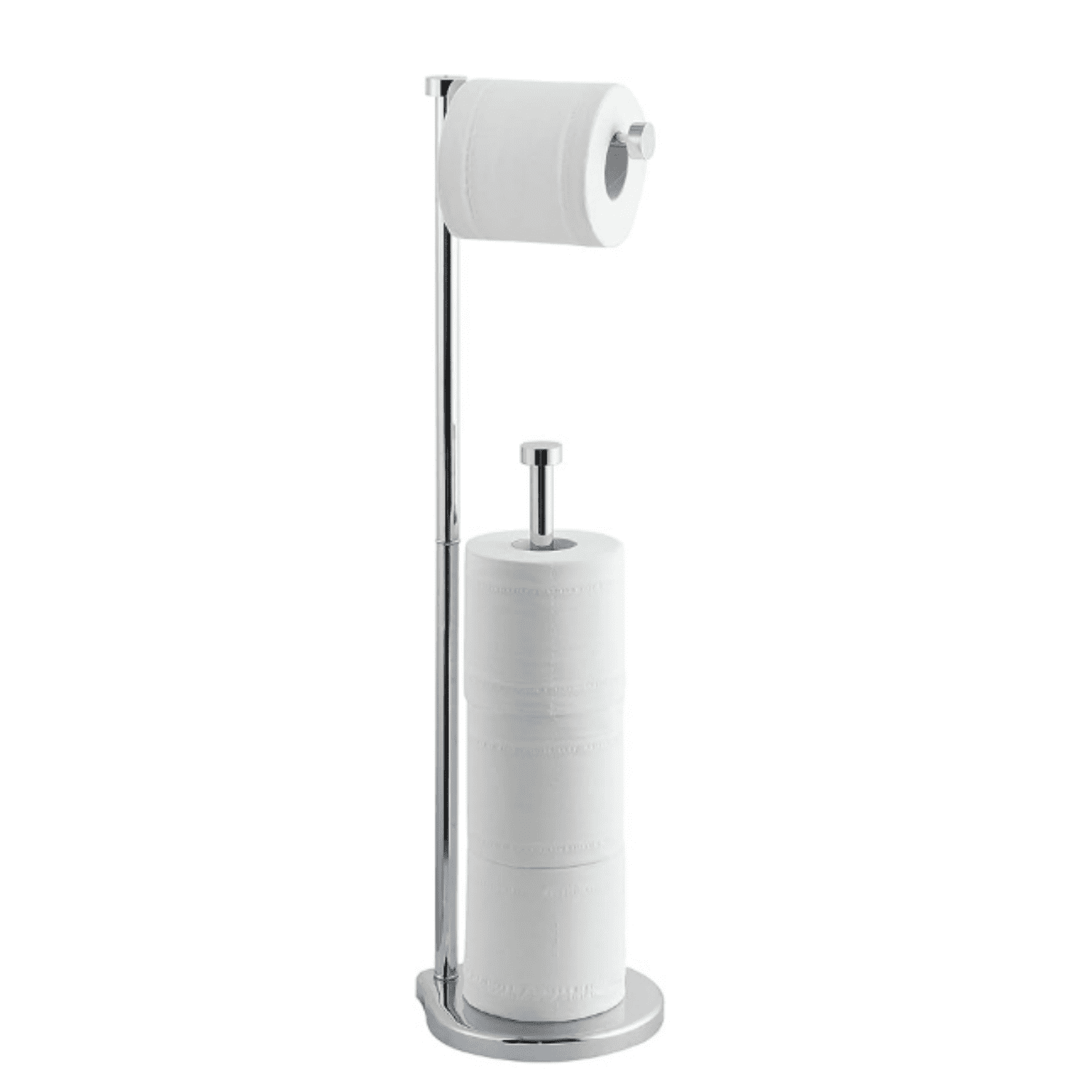 Free Standing Bathroom Toilet Paper Holder Stan with Reserve, Reserve ...