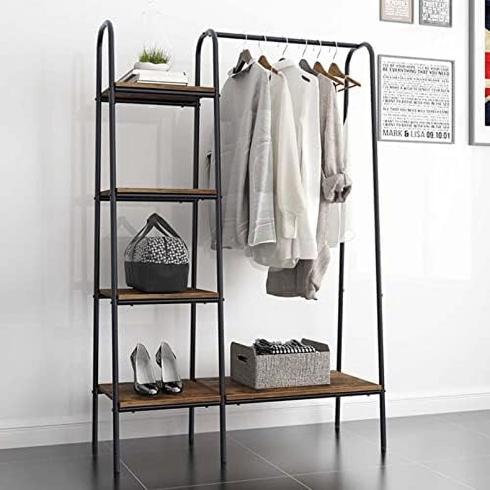 Free Standing Clothing Rack Standing Coat Rack Garment Racks with 3 ...