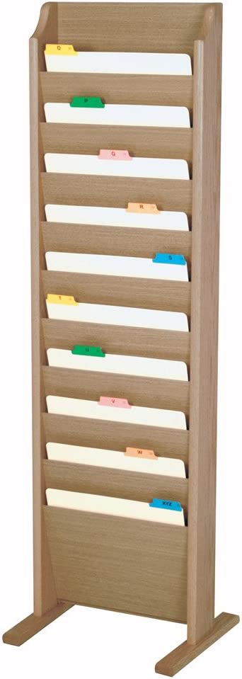 Free-Standing File Holder, Letter Size, Light Oak - Walmart.com