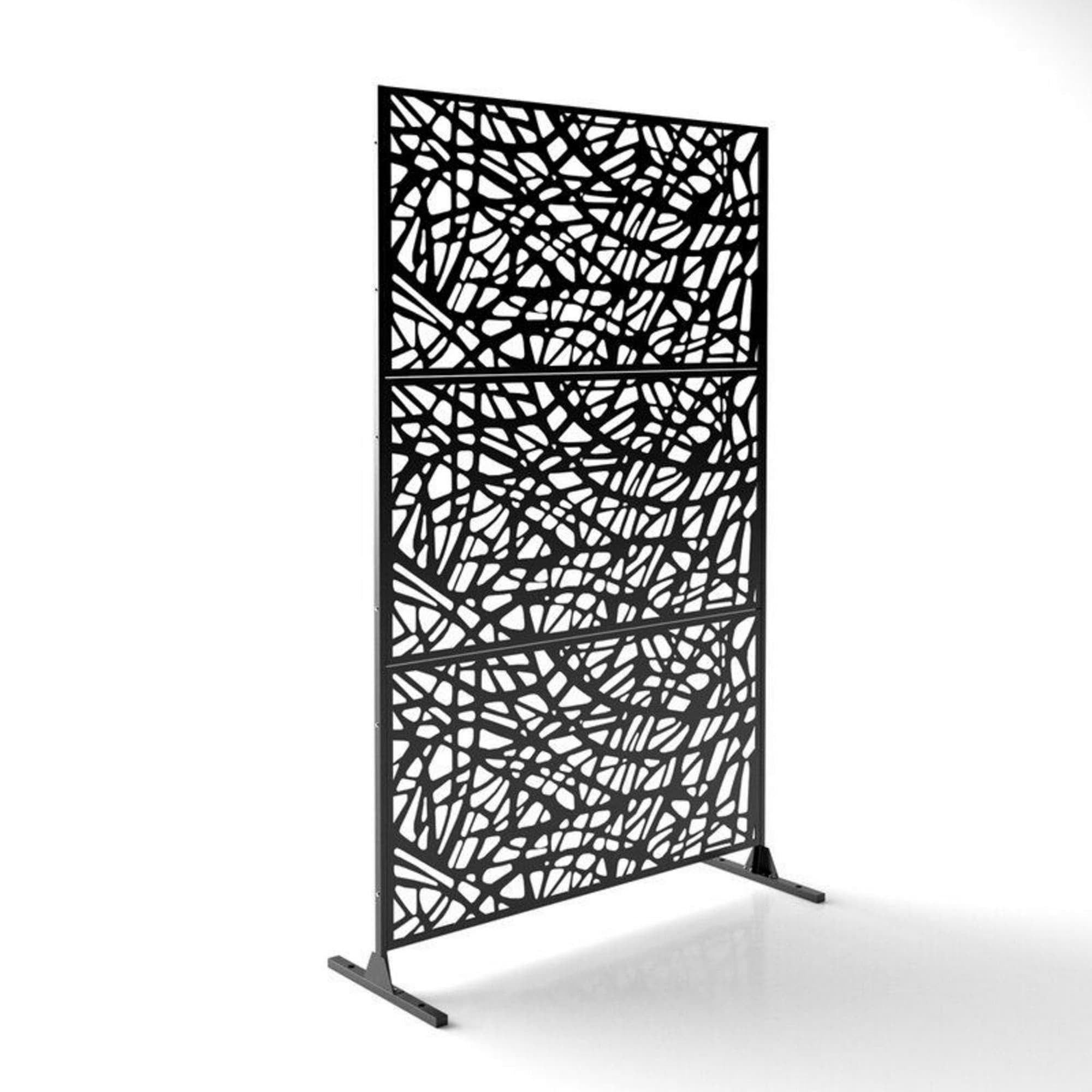Free Standing Laser Cut Metal Privacy Stand,48"x72"/Combo - Walmart.com