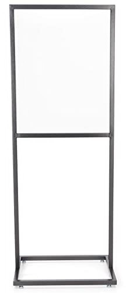 Free-Standing Metal Sign Frame for 22 x 28 Graphics, Top Loading, Floor ...