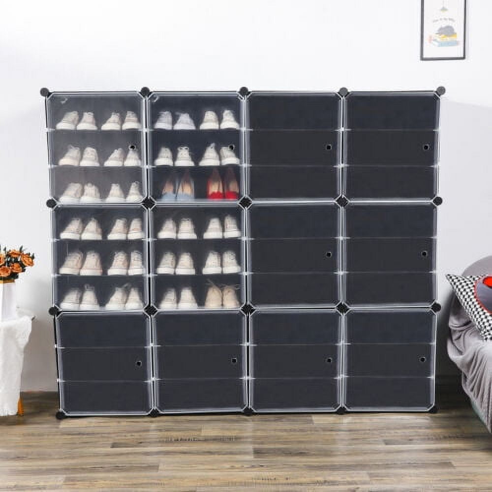 Free Standing Shoe Rack Organizer Portable Shoe Storage Cabinet DIY ...