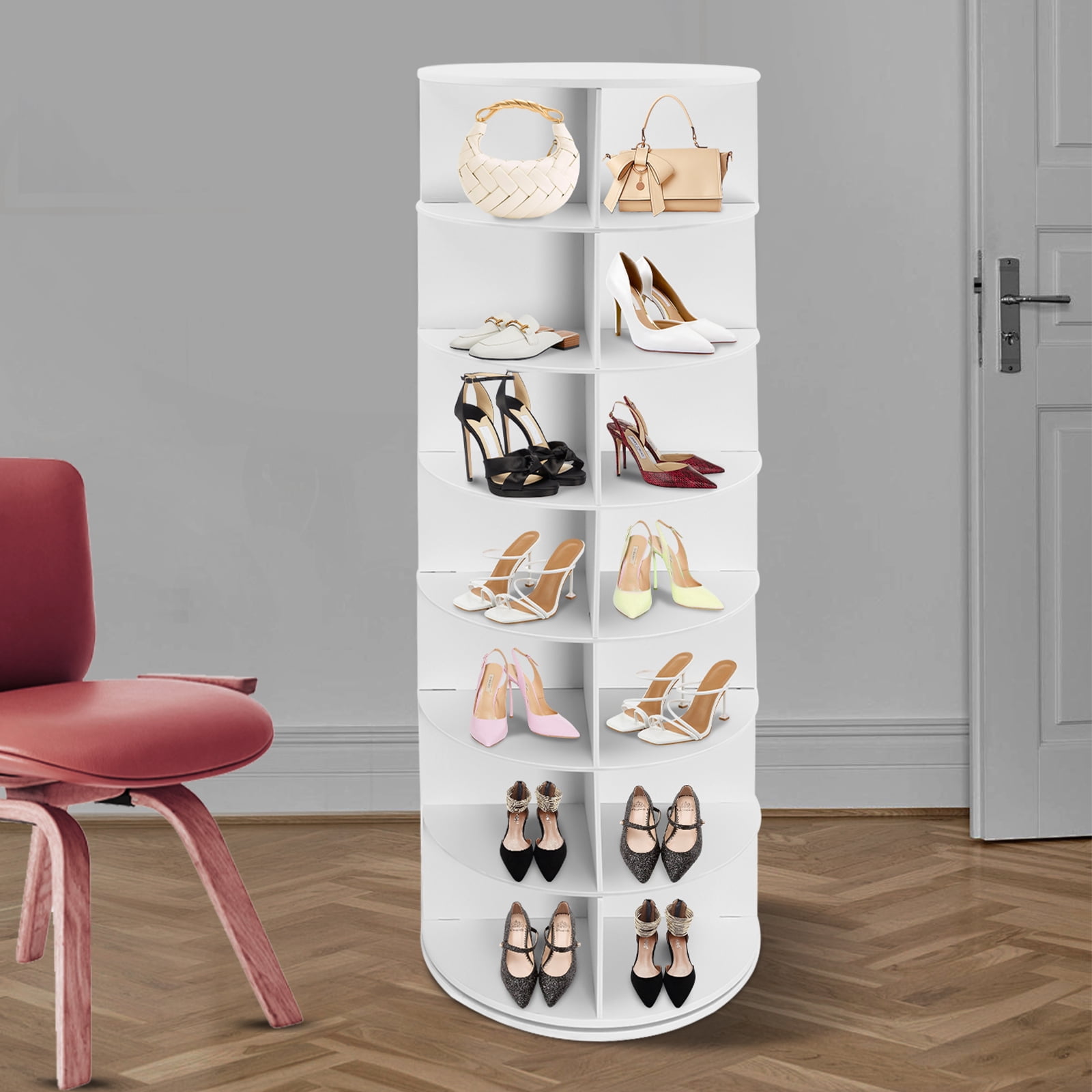Free Standing Shoe Rack, Shoe Organizer 7 Tiers Freestanding 1 ...