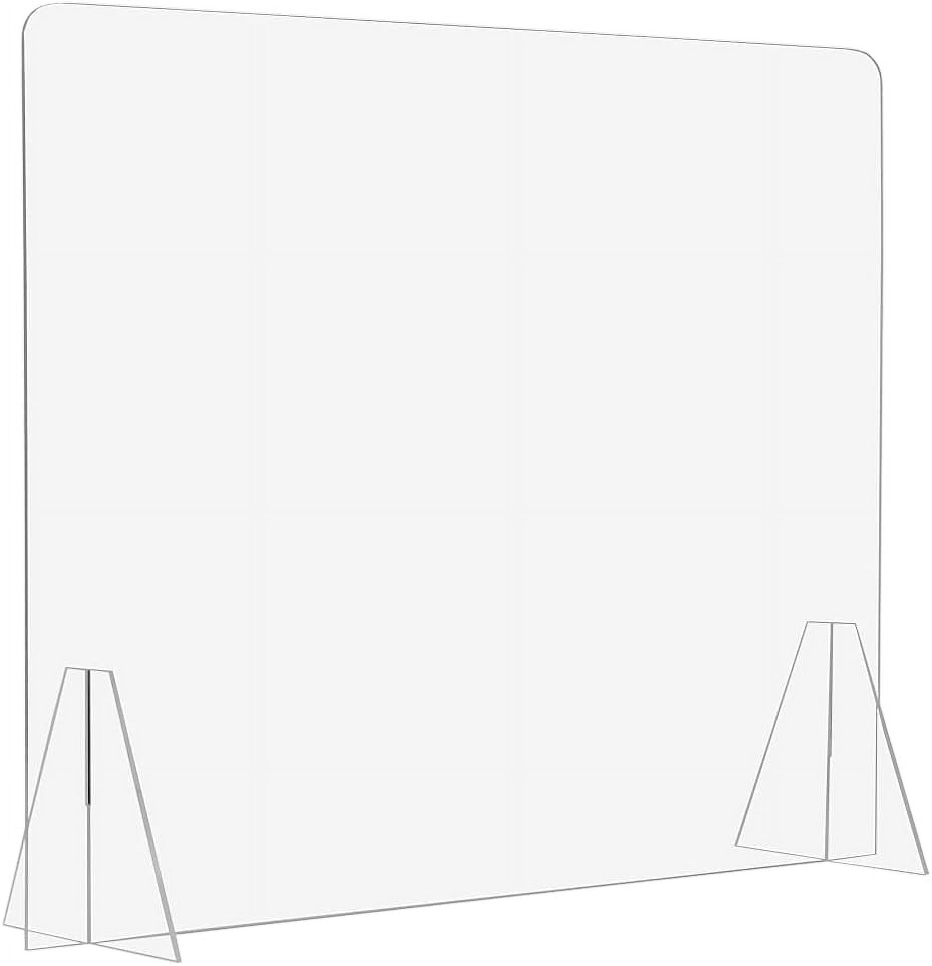 Free Standing Sneeze Guard - 3/16" Thick - Multiple Sizes - By ...