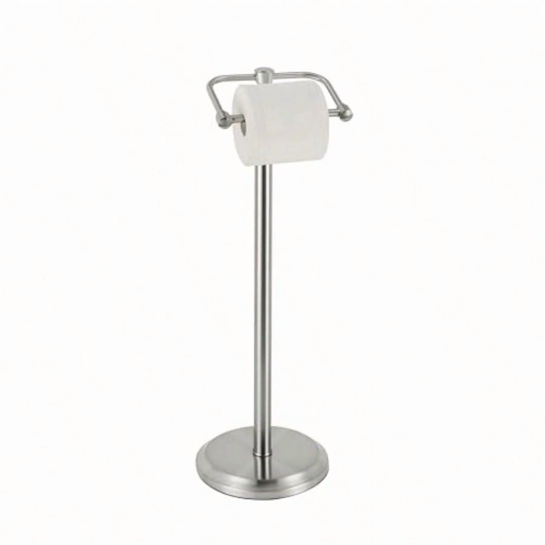 Free Standing Toilet Paper Holder Bathroom Tissue Stand with Weighted ...