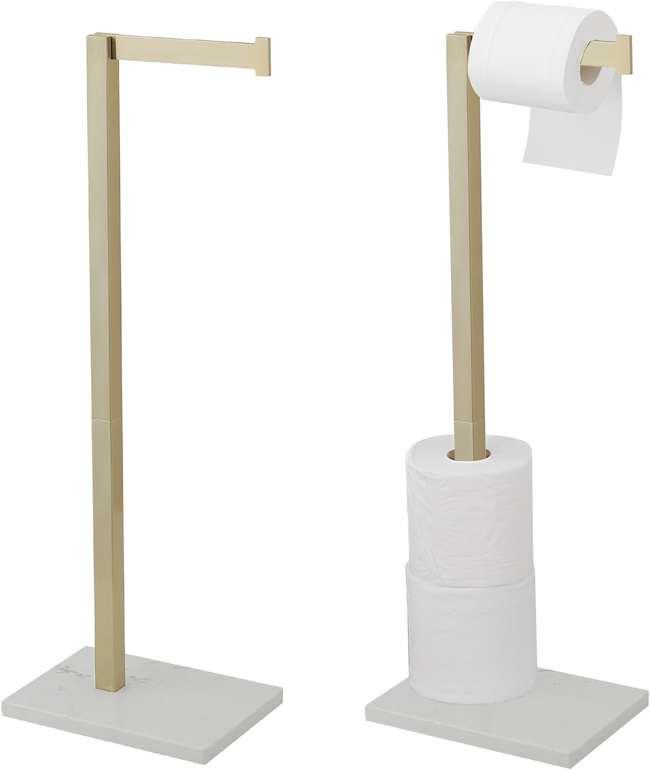 Free Standing Toilet Paper Holder Stand Bathroom Toilet Paper Holder ...