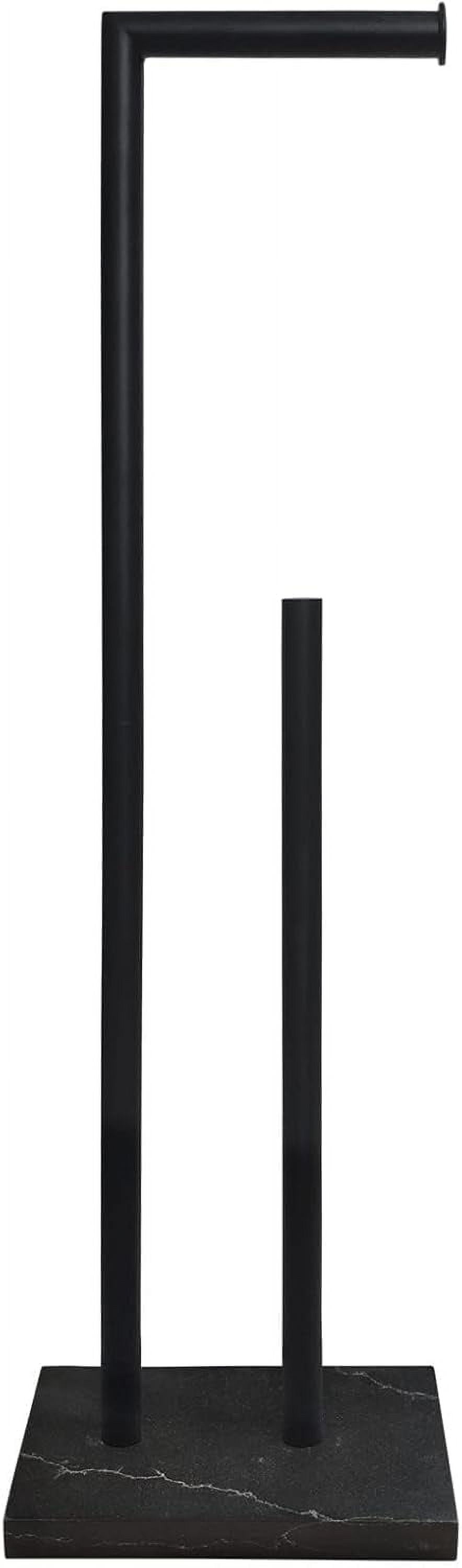 Free Standing Toilet Paper Holder Stand with Reserve, Heavy Weighted ...