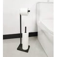 Free Standing Toilet Paper Holder Stand with Reserve, Heavy Weighted ...