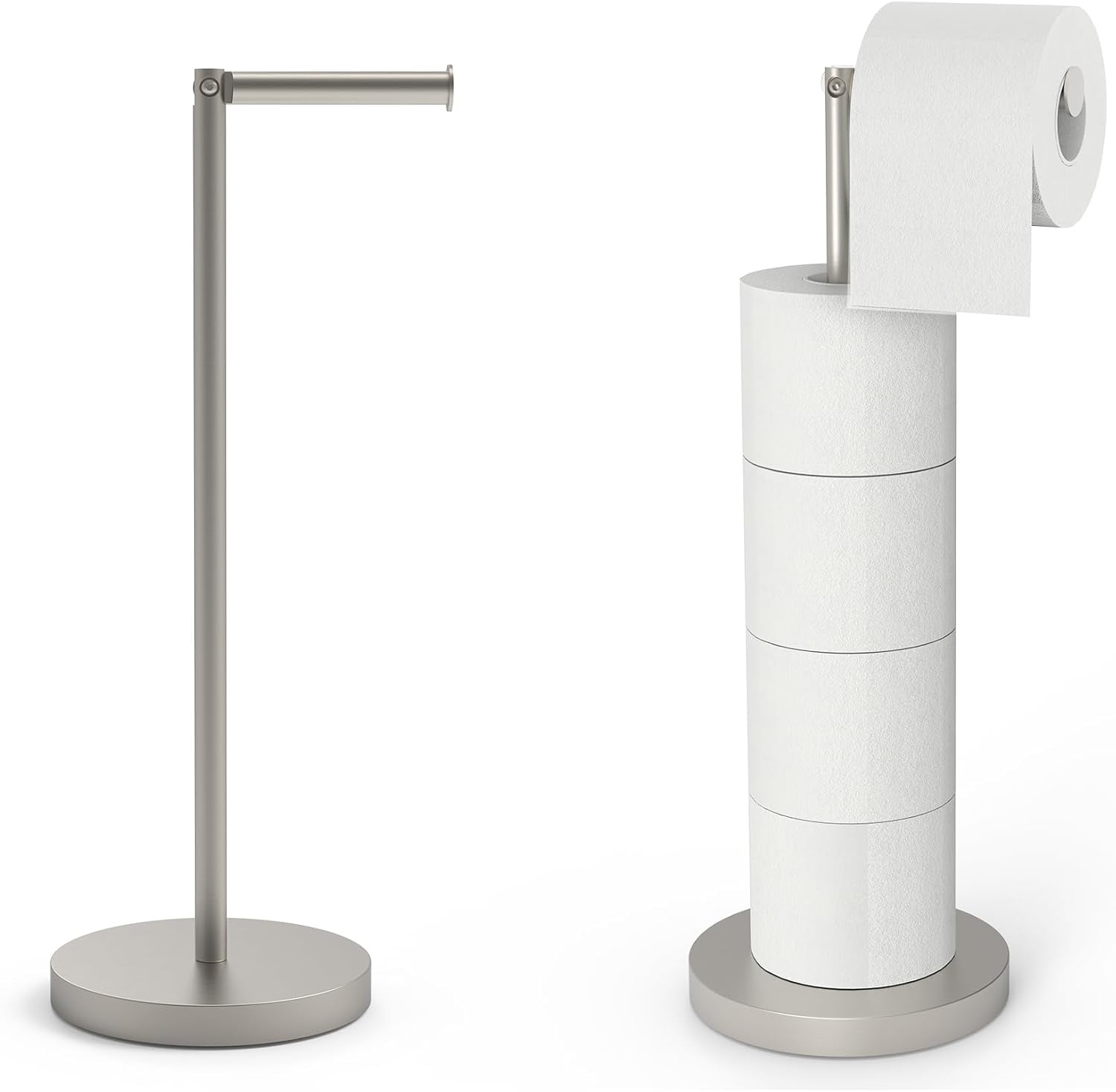 Free Standing Toilet Paper Rack, Sus304 180 Degree Rotatable Tissue ...