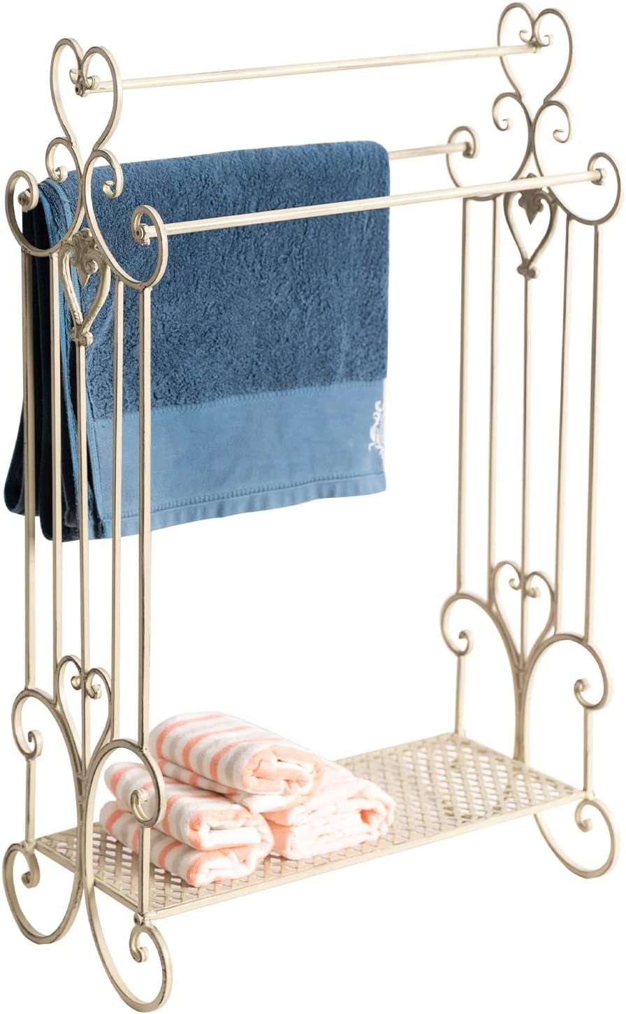 Free Standing Towel Rack for Bathroom 3 Tier Metal Towel Rack Stand ...
