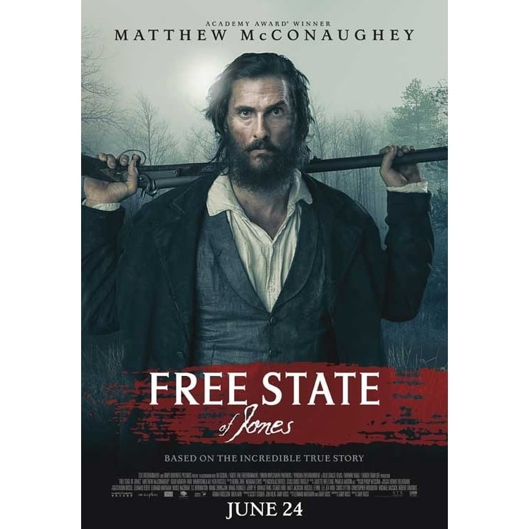 Free State of Jones Movie Poster (11 x 17) - Walmart.com