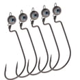 Free Swing Bottom Jig Head - 3/16oz - #1/0 Hook (5 pack) - Walmart.com